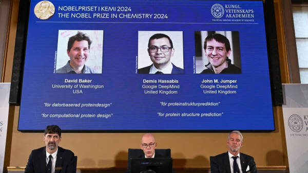 Premio Nobel de Química 2024 reconoce avances en la predicción y diseño de proteínas